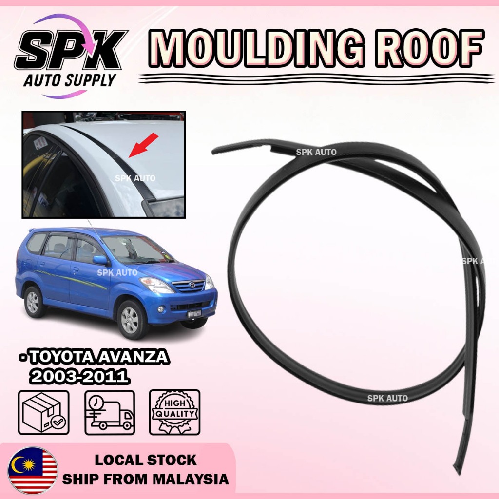 Moulding Roof For Toyota Avanza F601 F602 2003-2011 Lining Rubber Outer ...