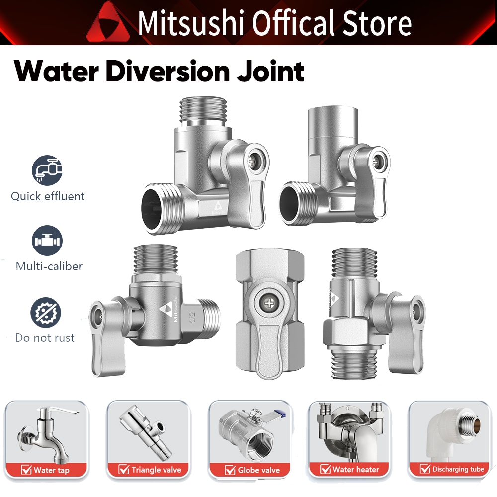 Mitsushi Stainless steel three-way angle valve joint/stainless steel ...