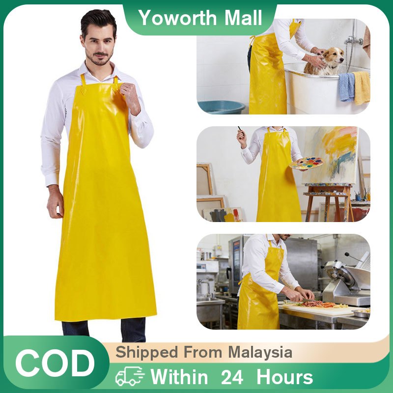 Waterproof Pvc Apron / Project Industrial Chemical Resistant Work Safe ...