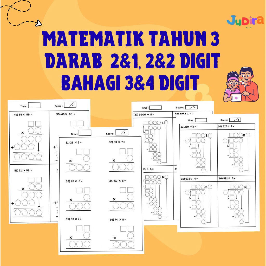 [BOOKLET] Matematik TAHUN 3 DARAB dan BAHAGI Year 3 Multiplication ...
