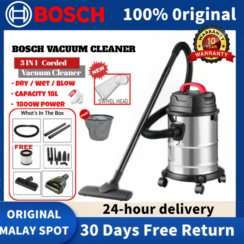 BOSCH Vacuum Cleaner 3In1 Wet And Dry Vacuum Cleaner Indoor Outdoor ...