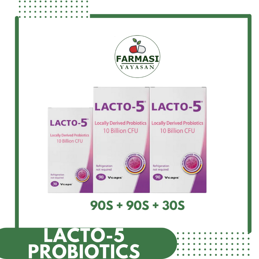 Lacto-5 Probiotics 10 Billion CFU | Shopee Malaysia