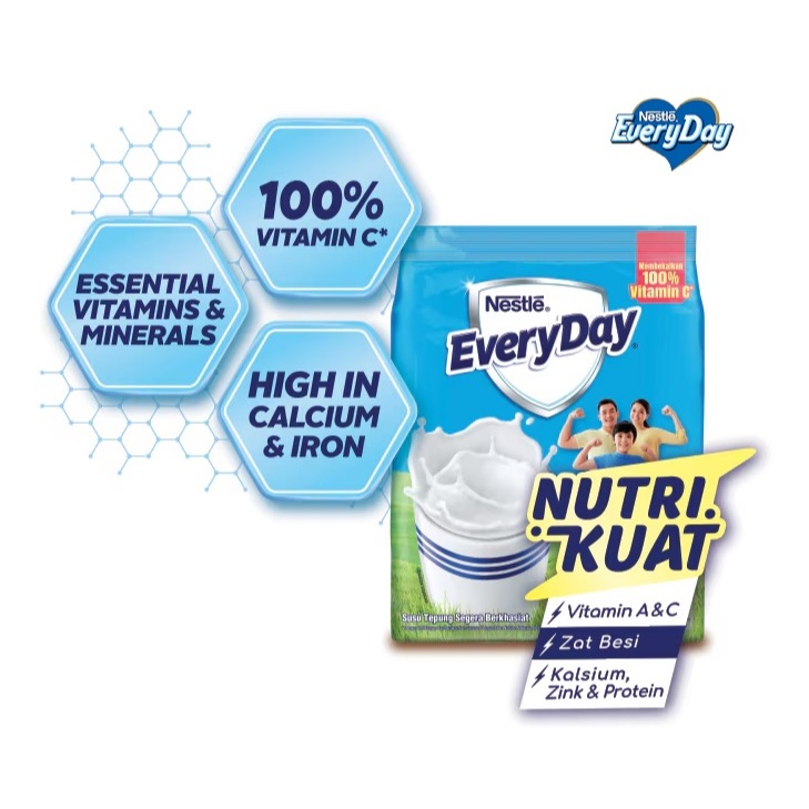 Nestle Everyday Milk Powder Nutri Kuat 1.5kg | Shopee Malaysia