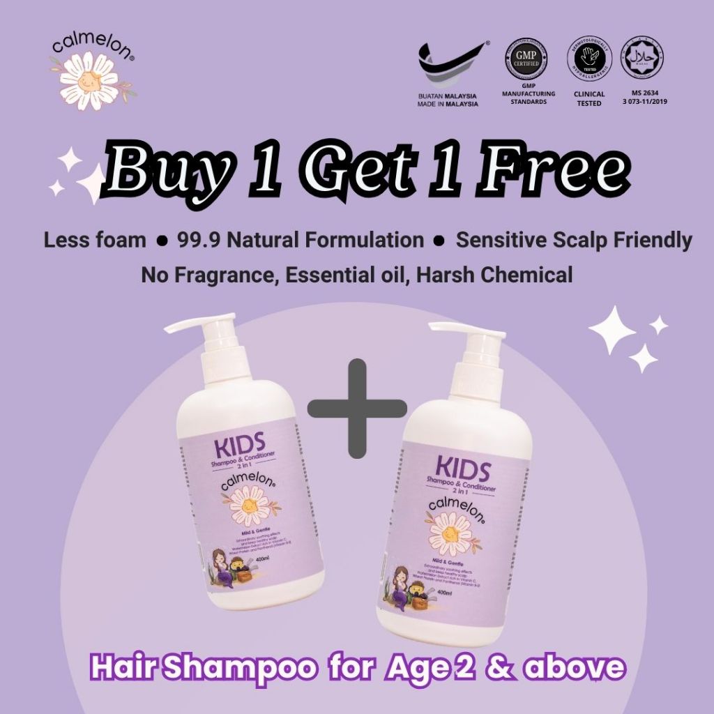 [Clearance Exp: Jun - July 2026 ] Calmelon KIDS Shampoo & Conditioner 2 ...