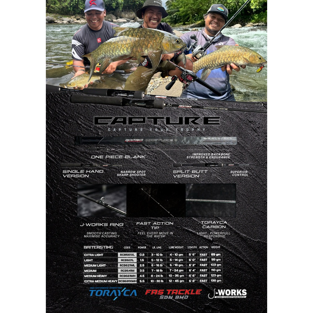 Rentaka Capture Fishing Rod | Shopee Malaysia
