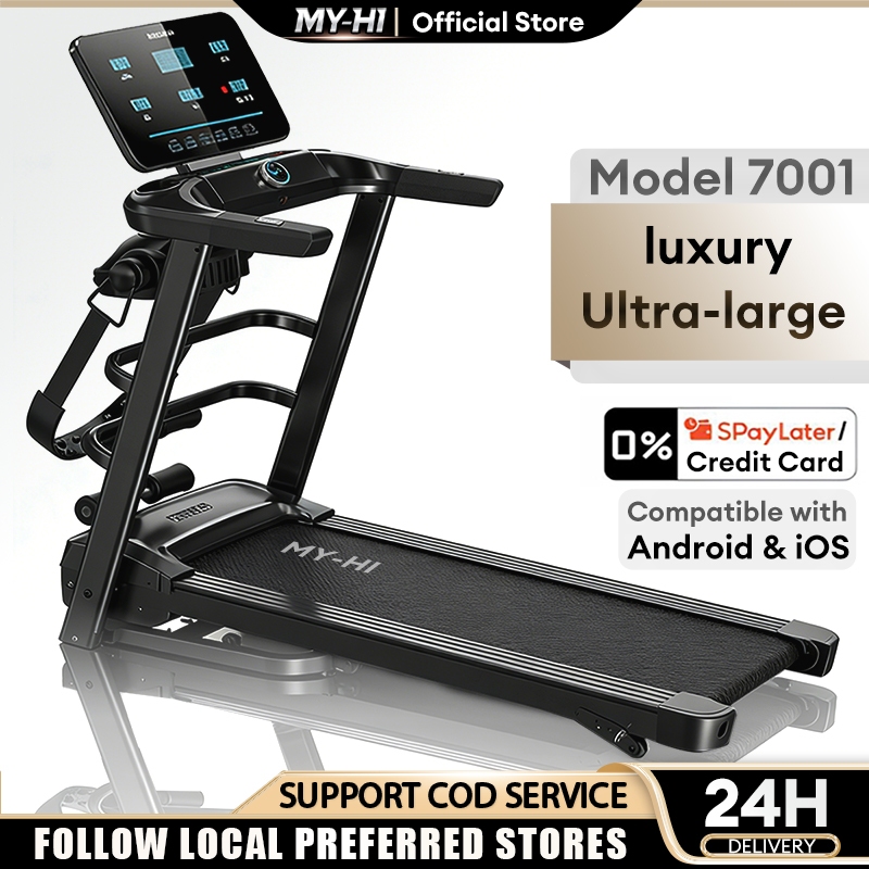 MY-HI Treadmill Smart Climbing Folding Treadmill Bluetooth Connected ...