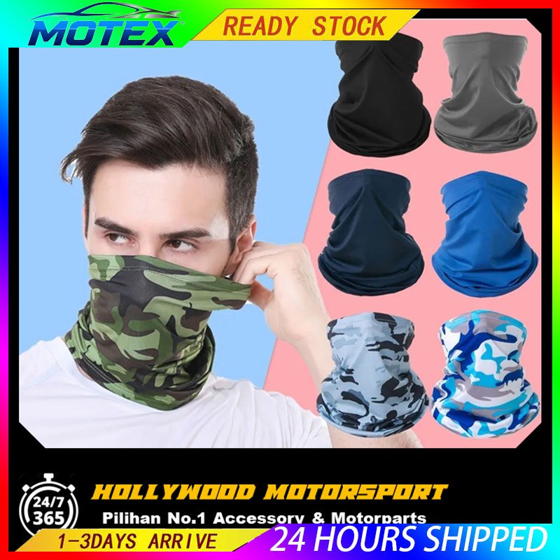 𝗨𝗩 𝗣𝗥𝗢𝗧𝗘𝗖𝗧𝗜𝗢𝗡 》 Half Face Neck Head Scarf Buff Bandana Headband Silk ...