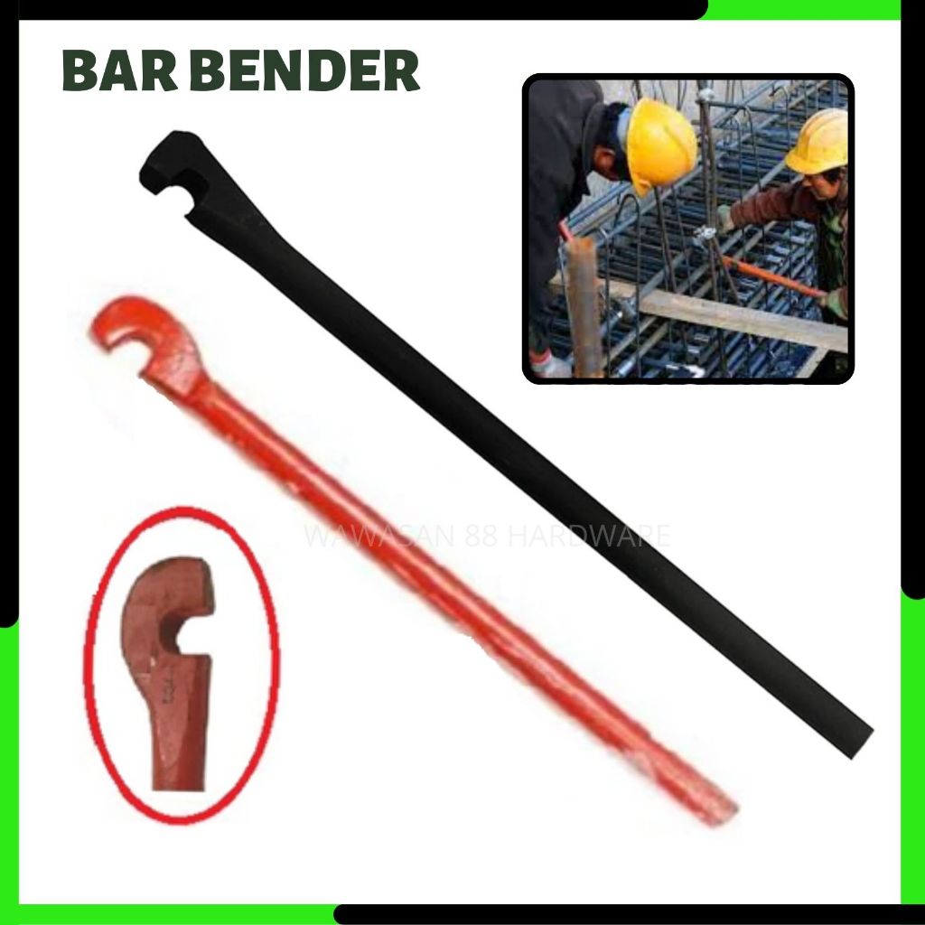 Iron Bull Bar Bender Rebar Steel Bender Metal Bar Bender Batang Bengkok ...