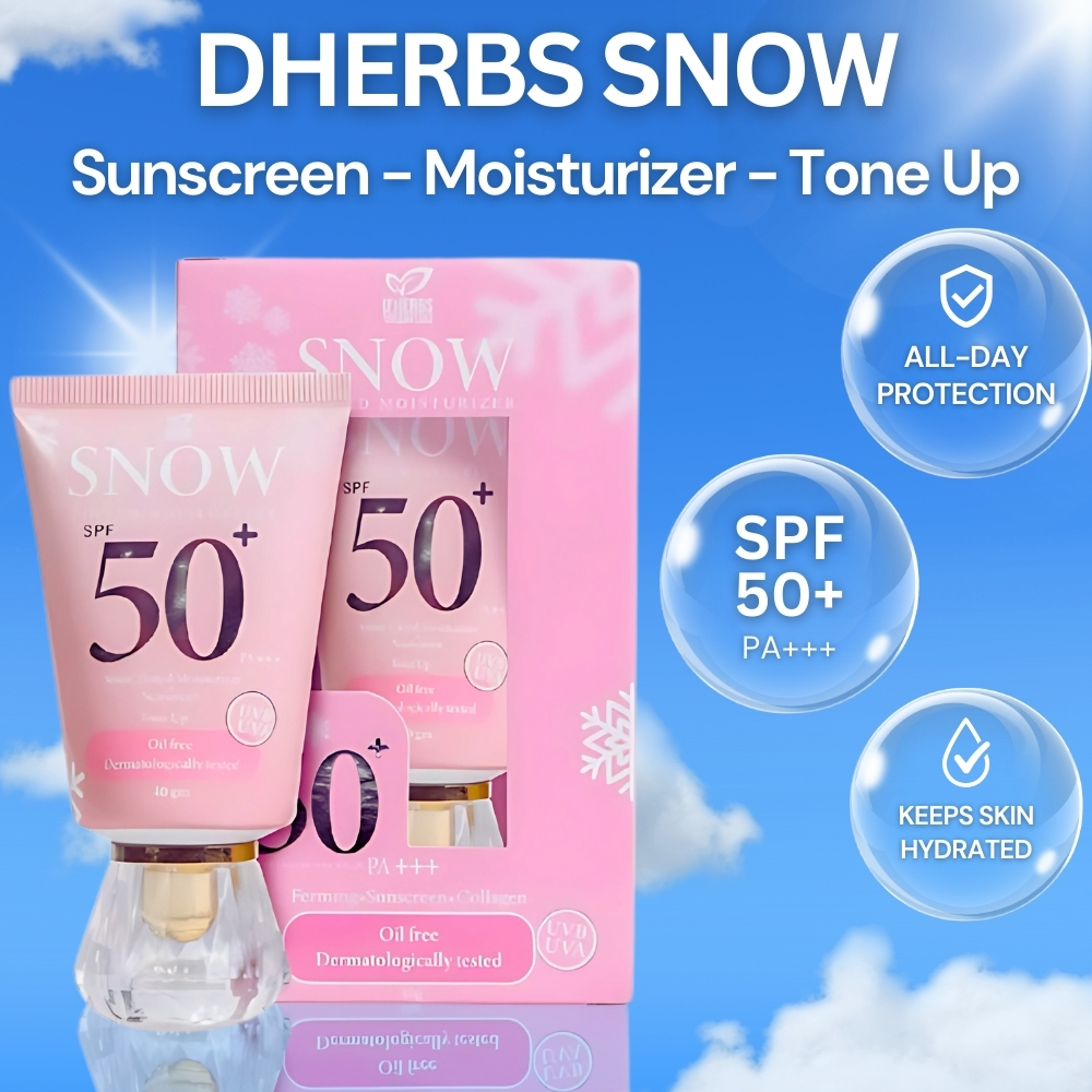 DHERBS Tinted Sunscreen SPF50 Halal Pelindung matahari dan pelembap ...