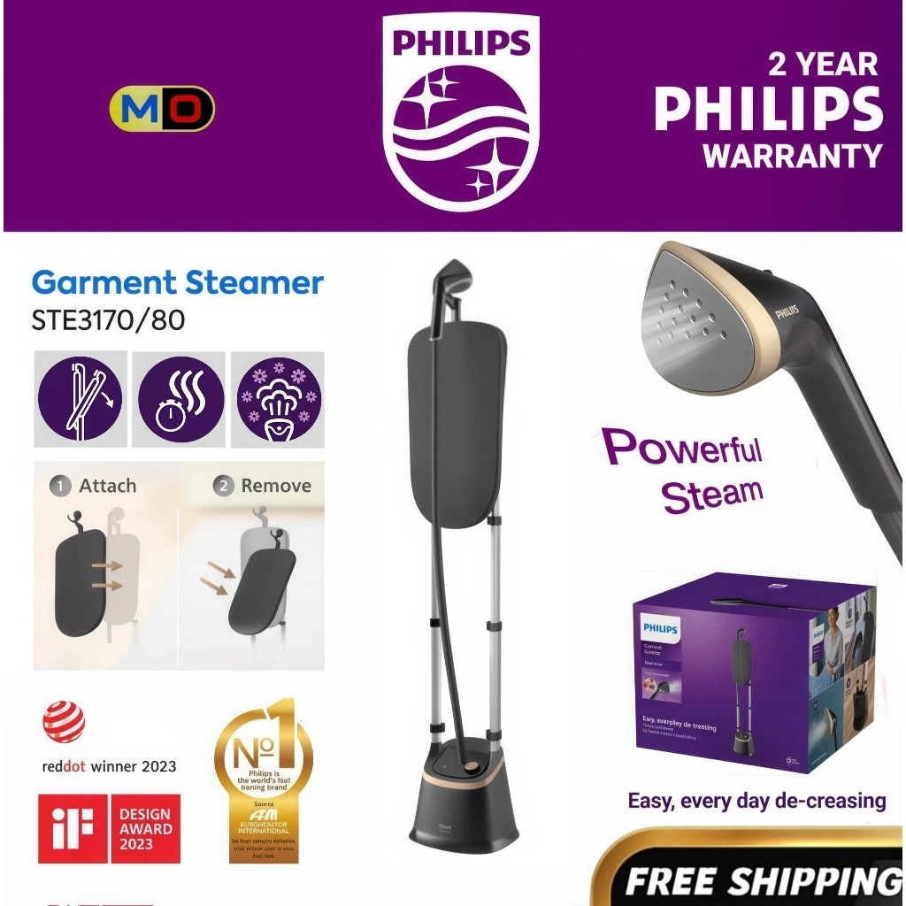 Philips 3000 Series MyEssence Fragrance Infuser Garment Steamer with ...