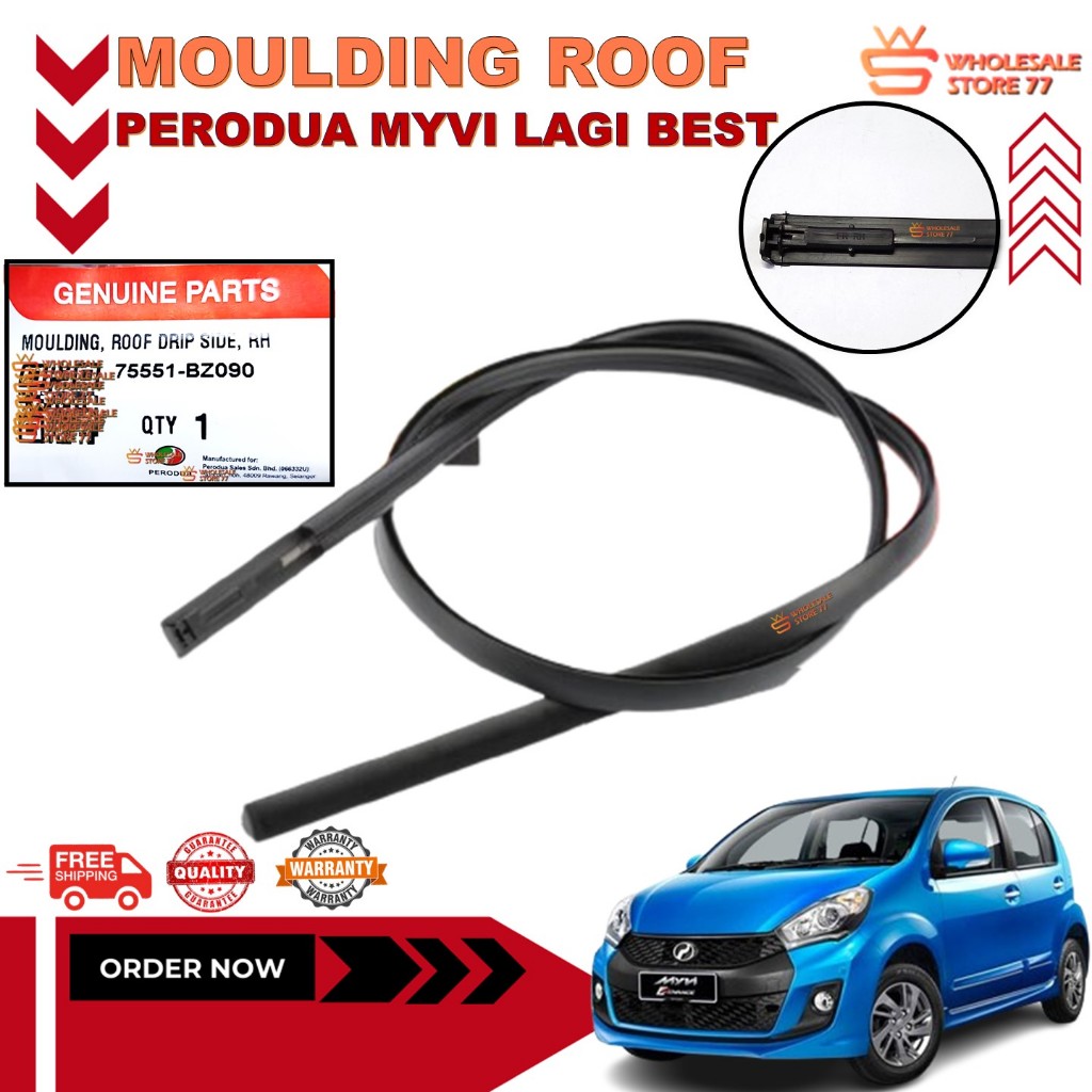 ORIGINAL | PERODUA MYVI ICON LAGI BEST 2011-2016 ROOF MOULDING PERODUA ...