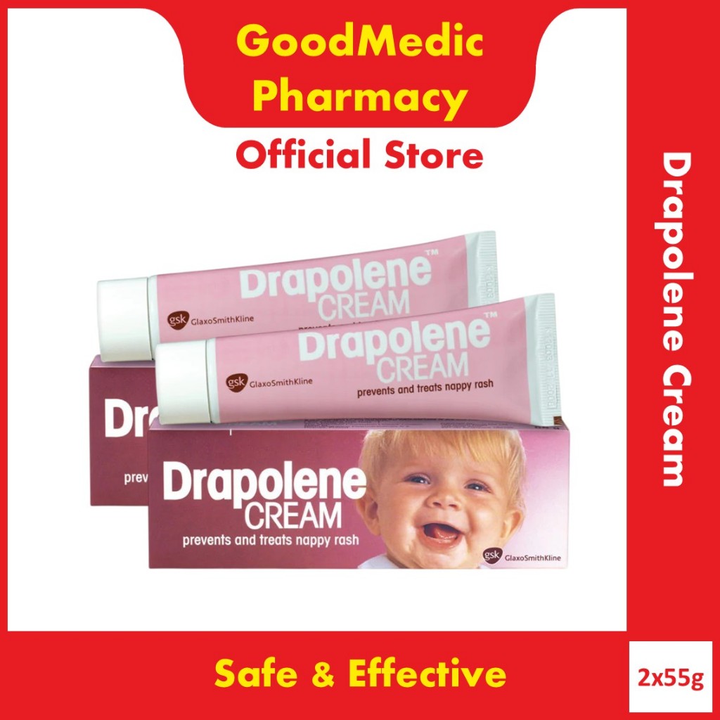 Drapolene Cream (2x55g) For Nappy Rash | Shopee Malaysia
