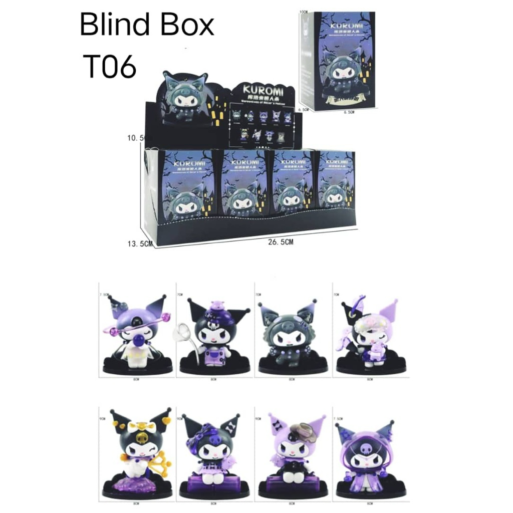 Blind Box Kuromi Melody Cinnamon Roll Sanrio Friends Toy | Shopee Malaysia