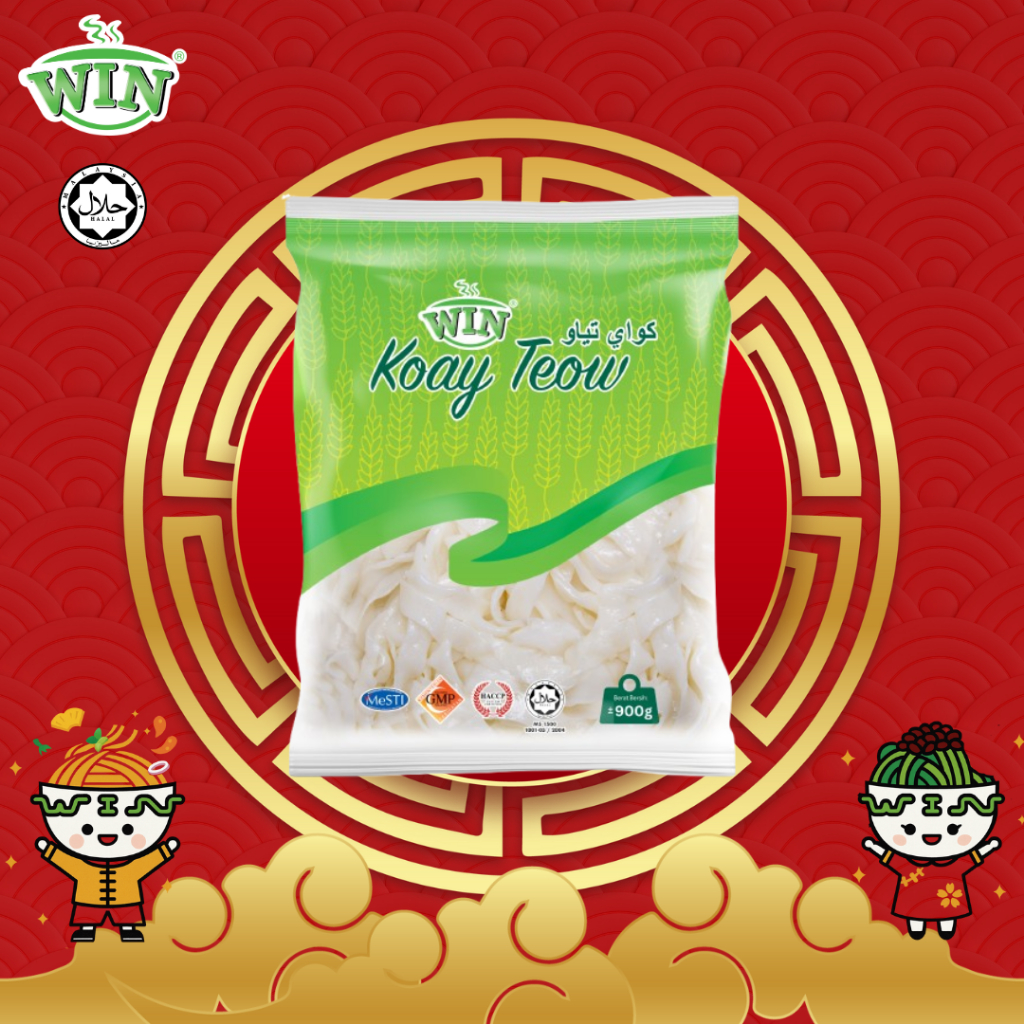 [Halal] WIN Koay Teow 900gm | Shopee Malaysia