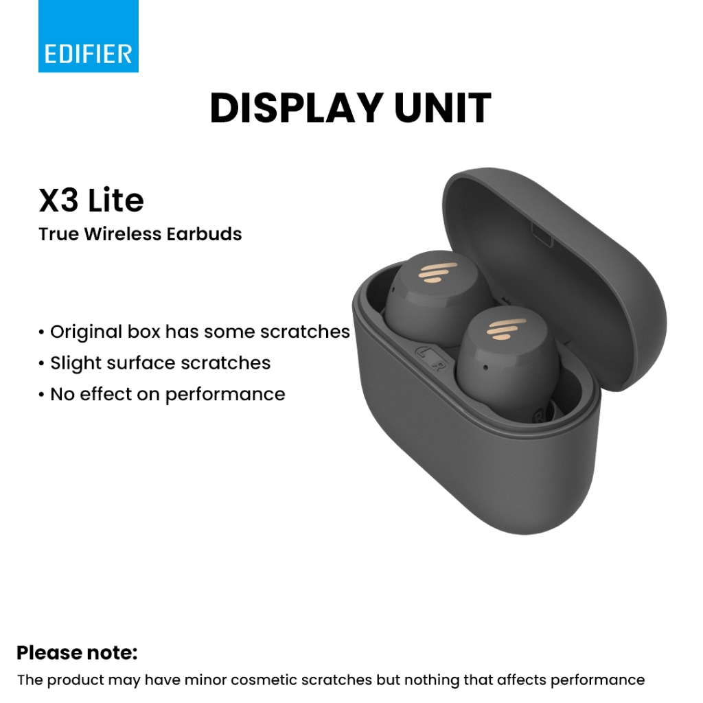 Edifier X3 Lite [Display Unit] True Wireless In-Ear Headphones | Shopee ...