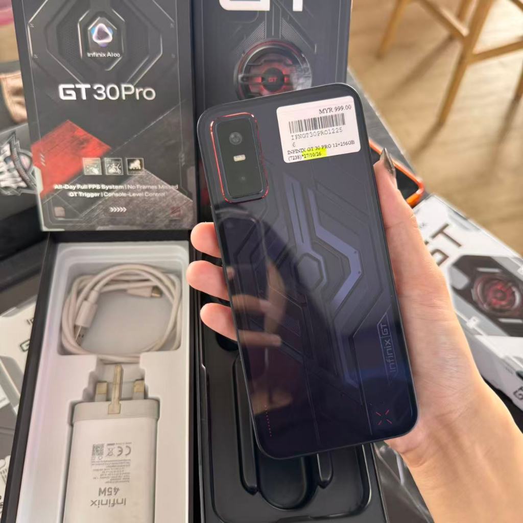 SECOND HAND - PHONE FULL SET INFINIX GT 30 PRO 12+256GB | Shopee Malaysia