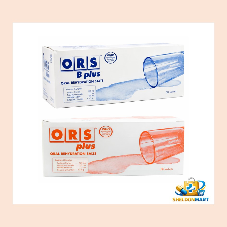 [EXP: 07/2027] ORS Oral Rehydration Salt 10 PACKETS / 50 PACKETS ...