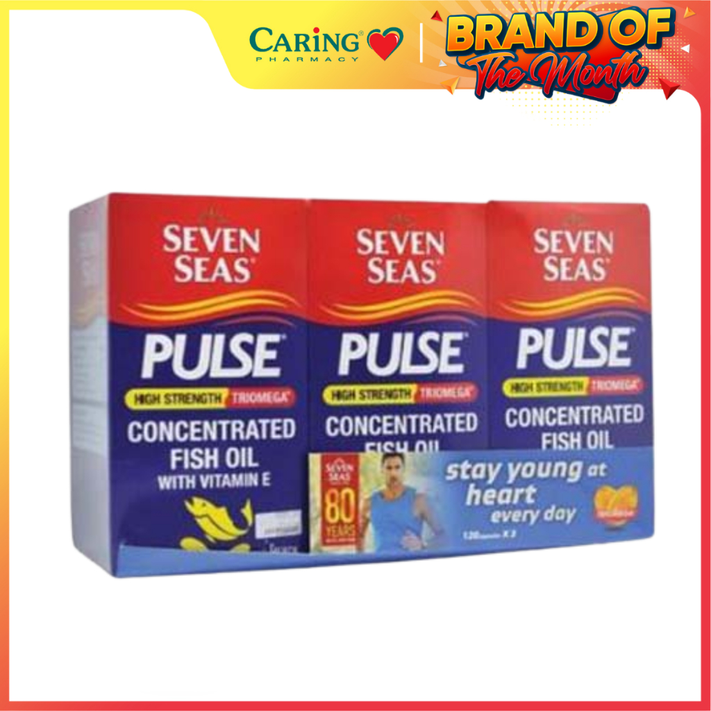 SEVEN SEAS PULSE CONCENTRATED FISH OIL (120S × 3) | Shopee Malaysia