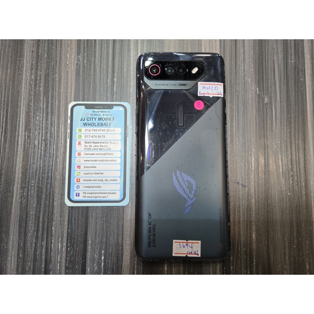 Asus ROG 7 5G 12GB Ram 256GB Dual Sim (Gaming Phone) | Shopee Malaysia