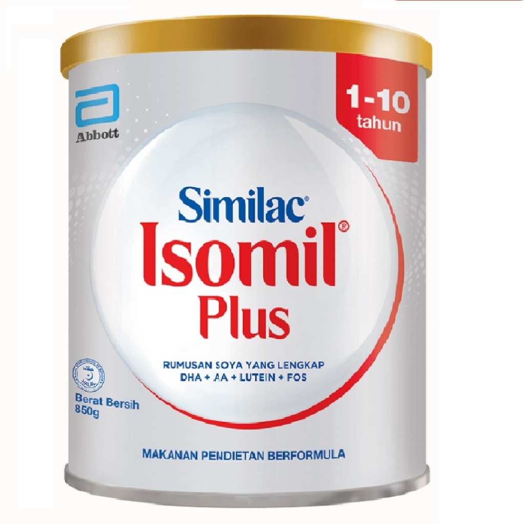 Abbott Similac Isomil Plus Children's Soy Milk Formula, 850g For Age 1 ...