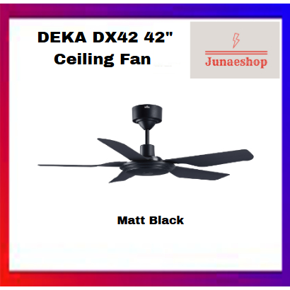 DEKA DX42 DC motor Remote fan 7 Speed Turbo Ceiling Fan (Deka 42 Inch ...