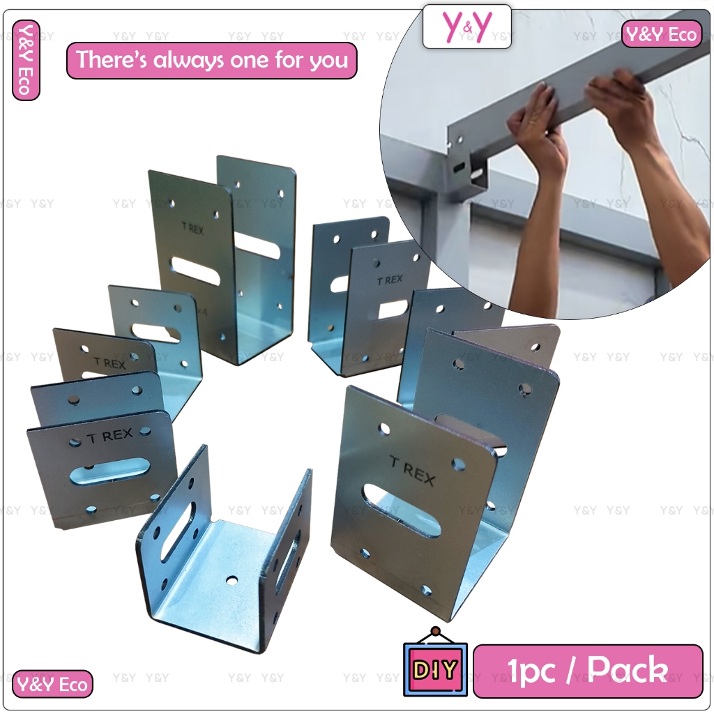 Y&Y Eco Tapak Braket Besi U Penyambung Side Rail Rangka Steel Hollow ...