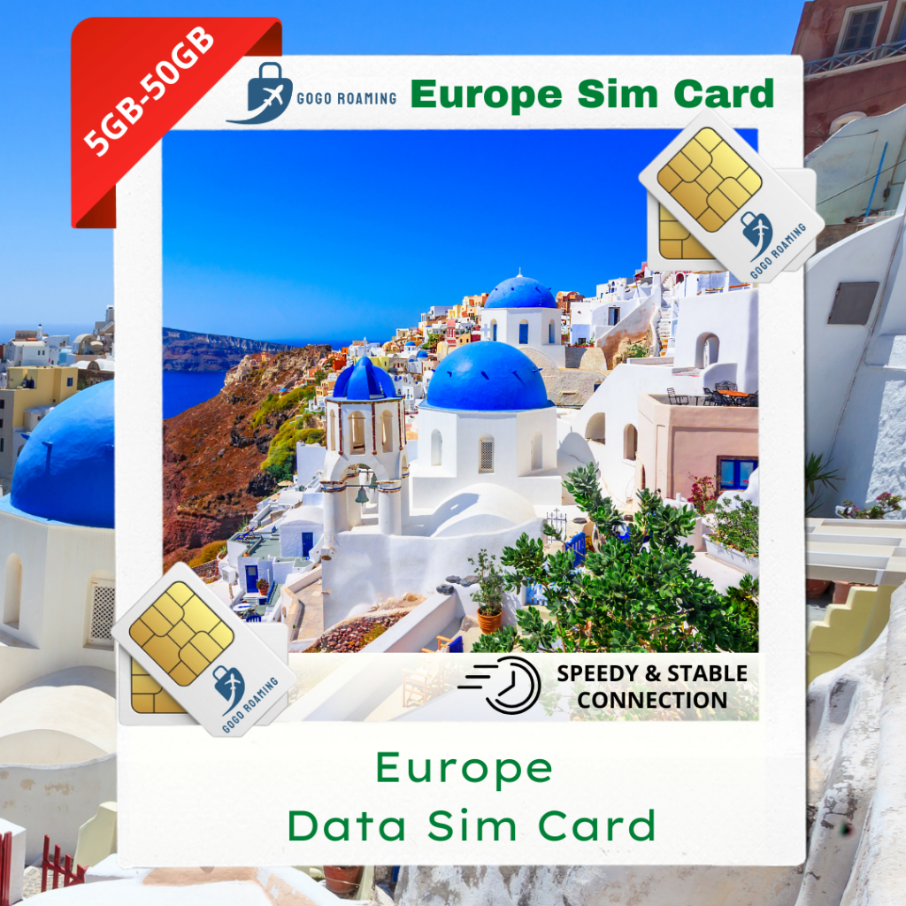 【EU45 l 5-50GB】Europe Sim Card Unlimited Data l Europe 45 Country l ...