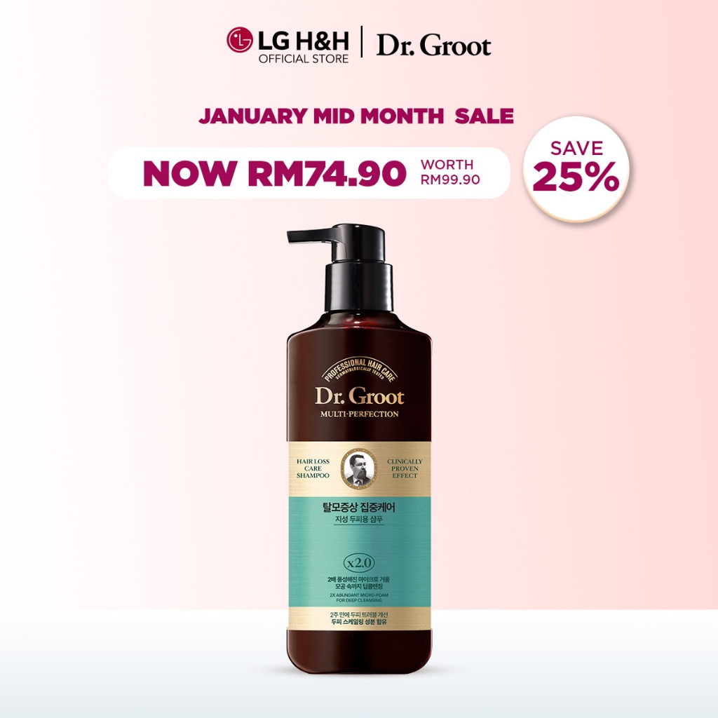 Dr. Groot Intensive Care Multi-Perfection Hair Loss Control Shampoo ...