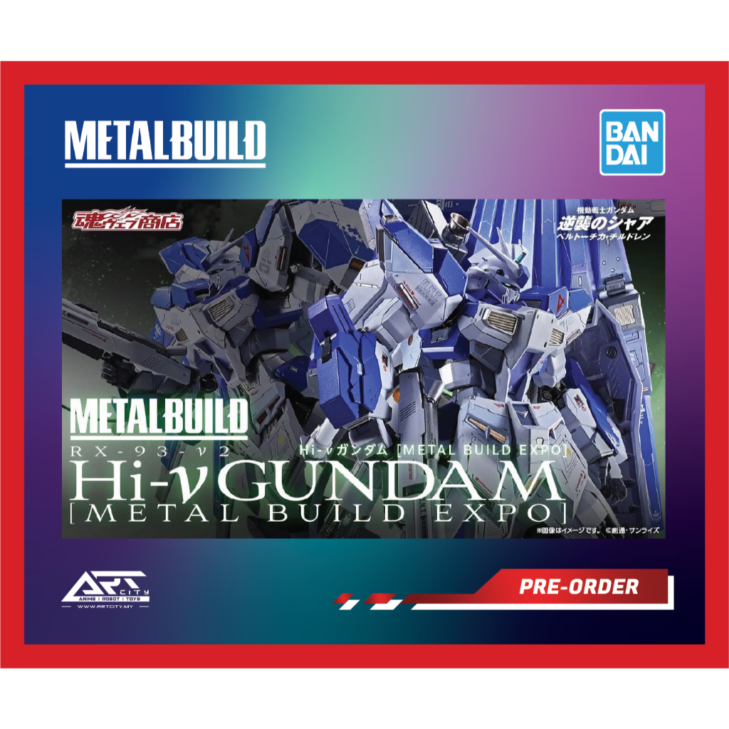 Bandai Metal Build - Hi Nu Gundam - New Age Ver. - 1/100 Scale - Mobile ...