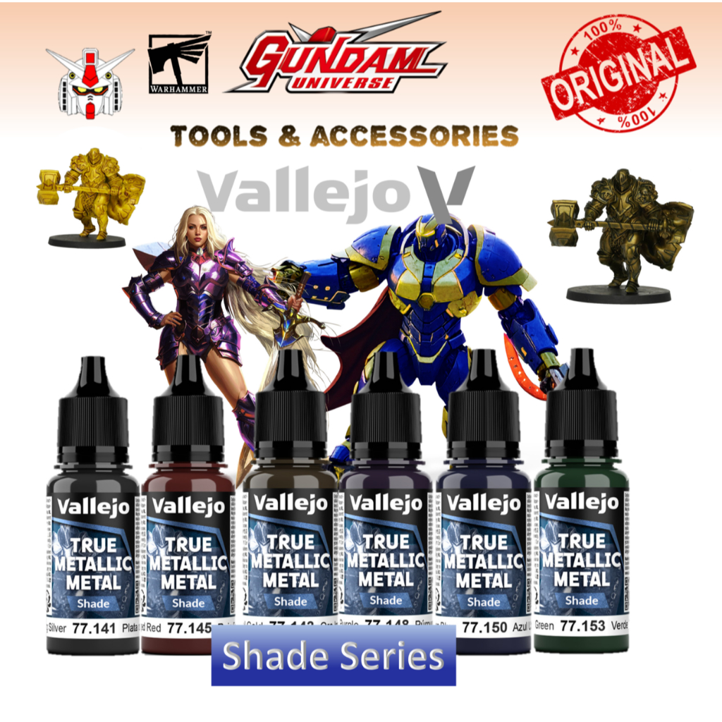 Vallejo True Metallic Color Metal Shade Color Water Based Acrylic Color ...