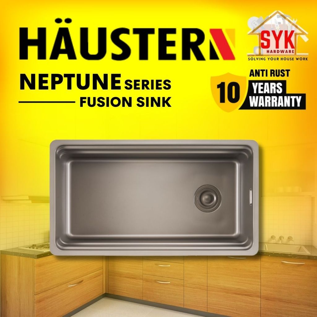 SYK Haustern Nano Kitchen Sink HT-NEPTUNE-780-BK/TG Sinki Dapur Moden ...