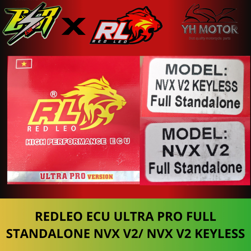 REDLEO ECU ULTRA PRO FULL STANDALONE NVX V2/ NVX V1/V2 KEYLESS ORIGINAL ...