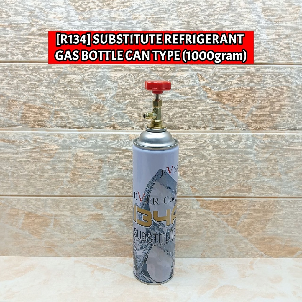 [R134] (1000GRAM) BOTOL GAS PENYEJUK | SUBSTITUTE REFRIGERANT GAS ...