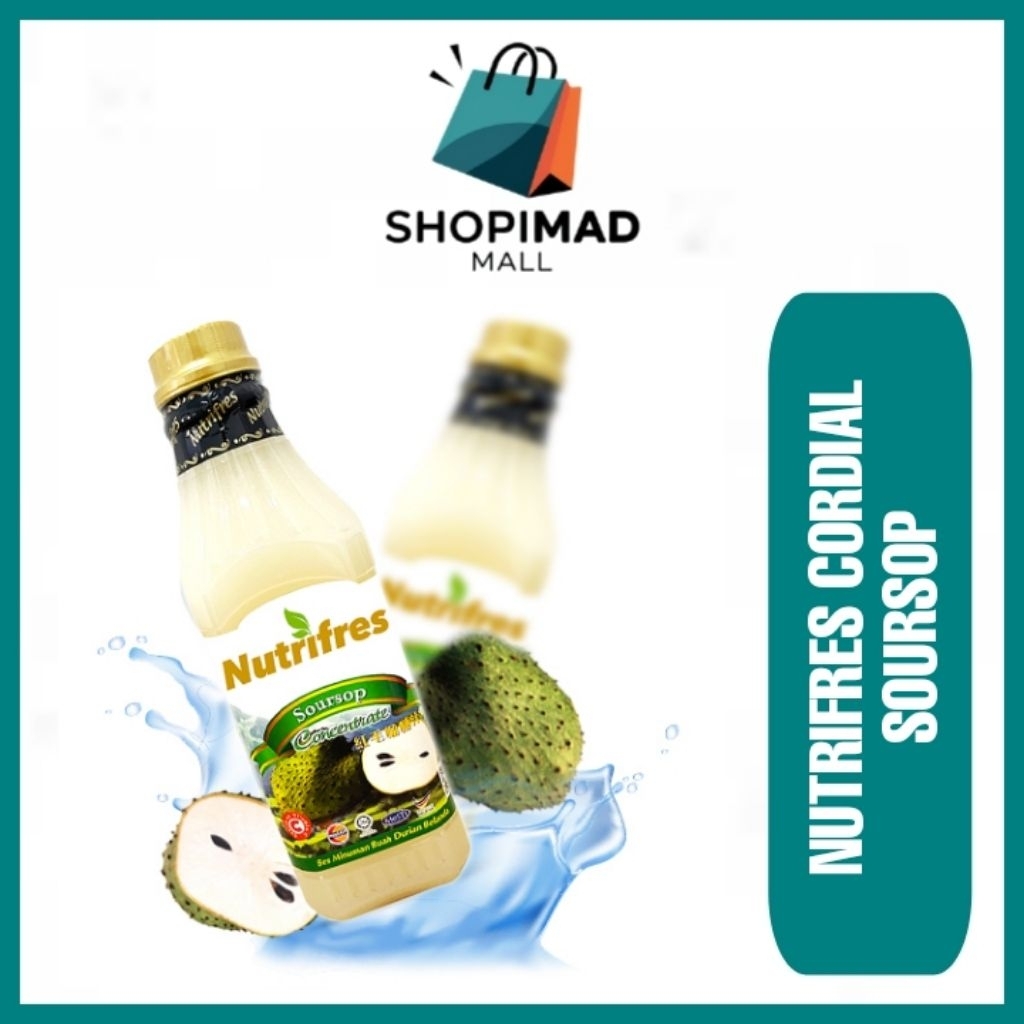 [1L] NUTRIFRES CORDIAL SOURSOP | KORDIAL MINUMAN | Shopee Malaysia
