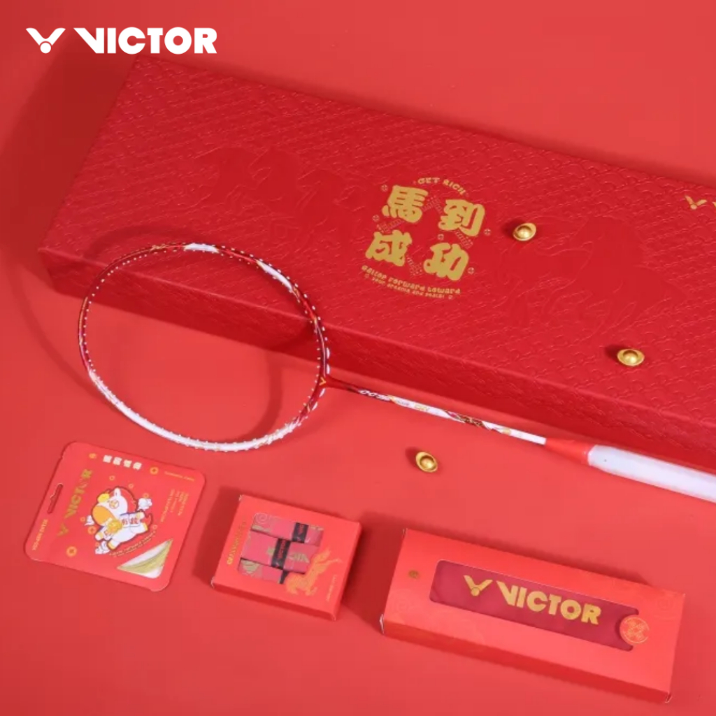 VICTOR CNY 2026 Collection Auraspeed HS PLUS Gift Box Badminton Racket ...