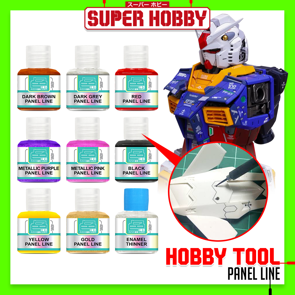 IRO Paint Water Based Panel Line Paint 40ml Panel Line Accent Color ...