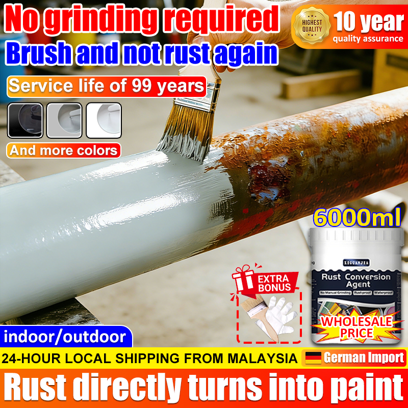 🔥Keep 100 years🔥metal anti rust paint 3L 30 seconds of drying rust ...