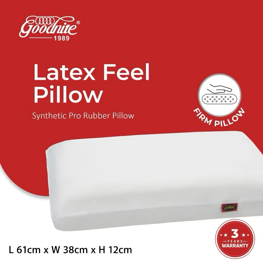 Goodnite Synthetic Rubber Pillow (Synthetic Pro) neck support extra ...