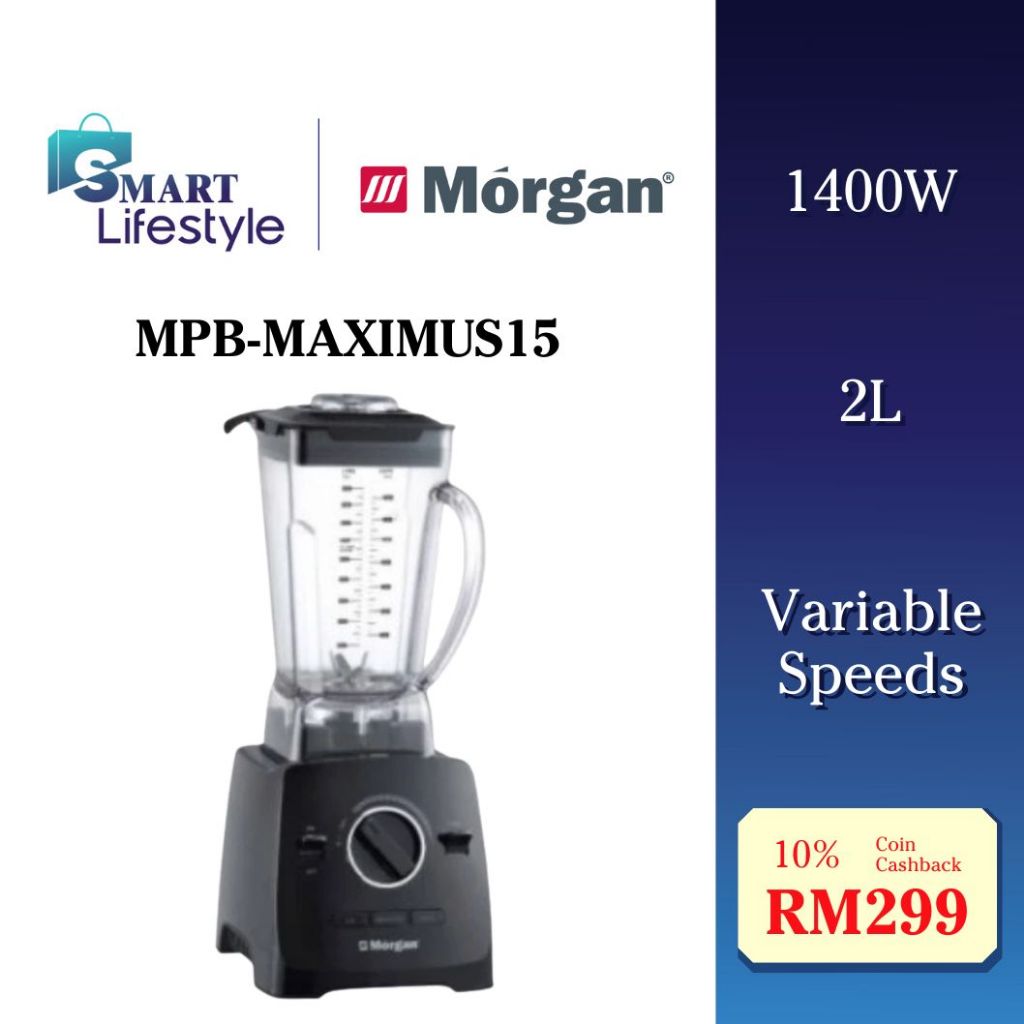 Morgan Heavy Duty Blender (1400W) 1400W MPB-MAXIMUS15 | Shopee Malaysia