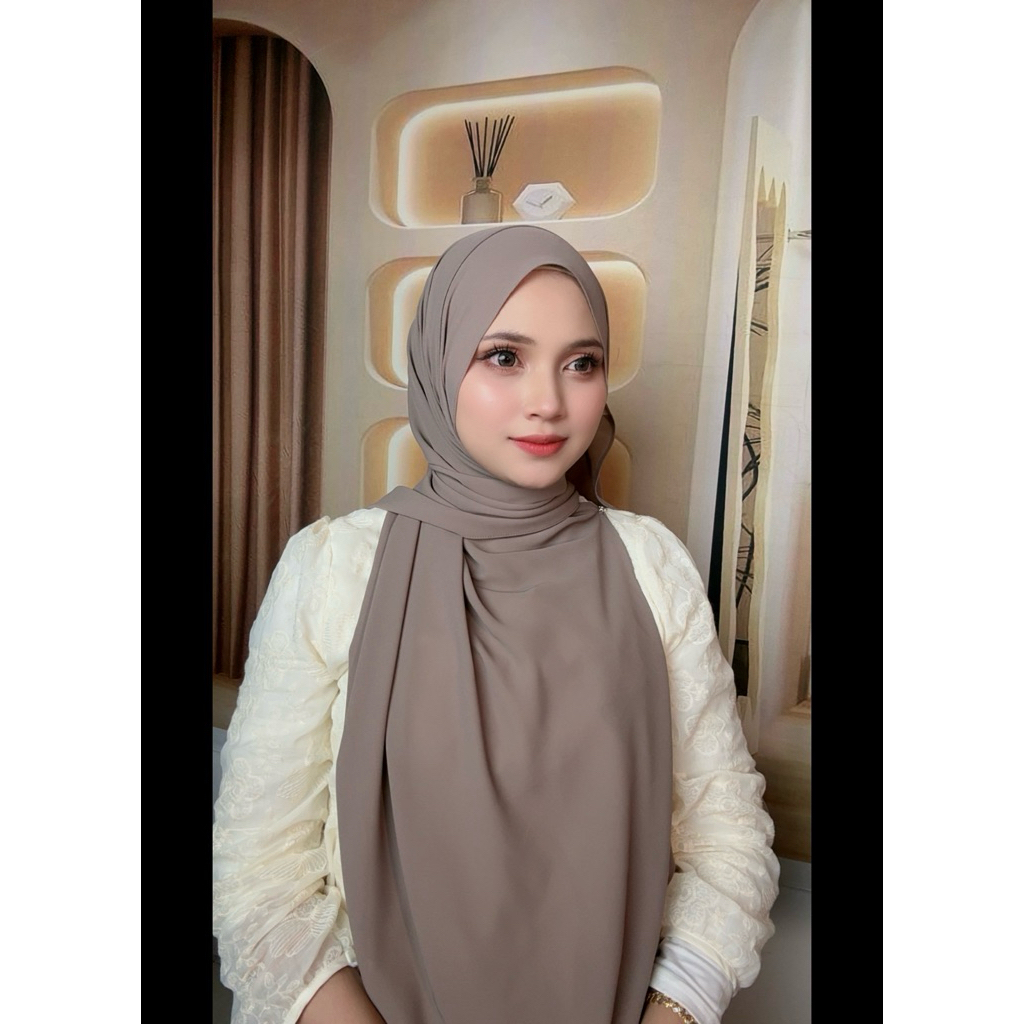 SELENDANG ELLARA DIAMOND CHIFFON ENDCURVE 2METER | Shopee Malaysia