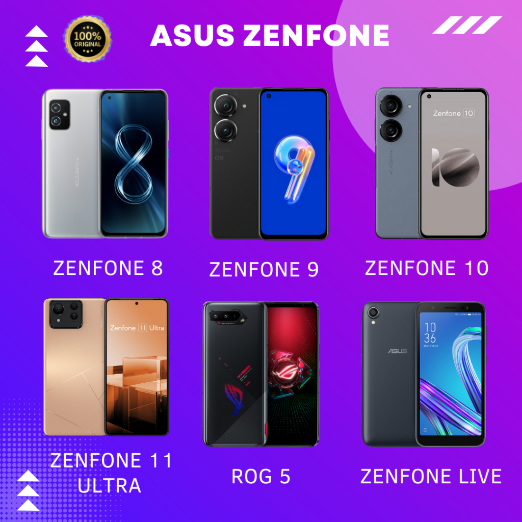 ASUS Zenfone 6, 7, 8, 9, 10, 11 Ultra 5G, Zenfone ROG 5, ROG 6 ...