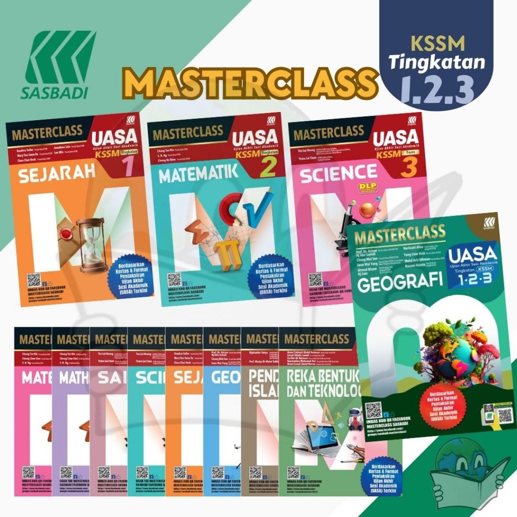 Buku Rujukan MasterClass UASA 2024 Tingkatan 1.2.3 - Mate/Maths/Sains ...