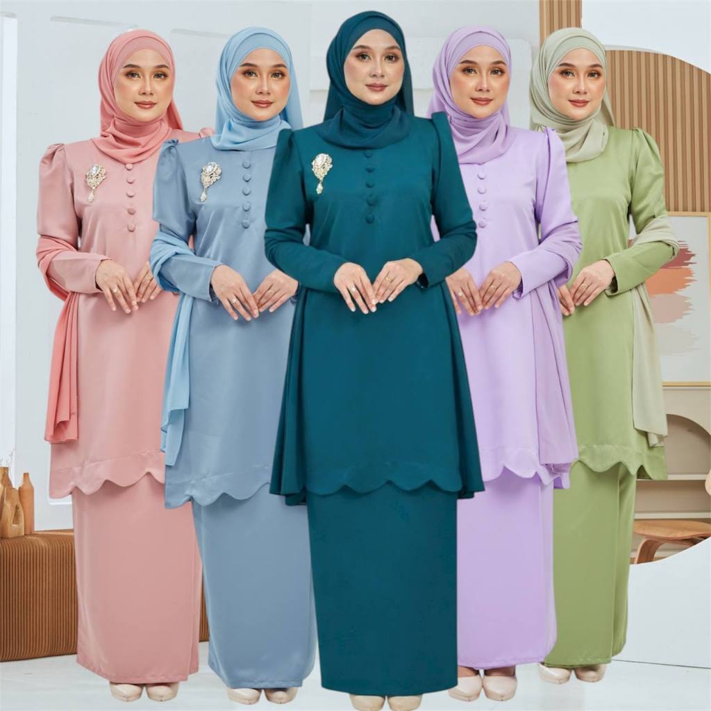 KURUNG QALEESTA Design Raya 2026 MATERIAL KAIN PERSKIN HIGH QUALITY ...