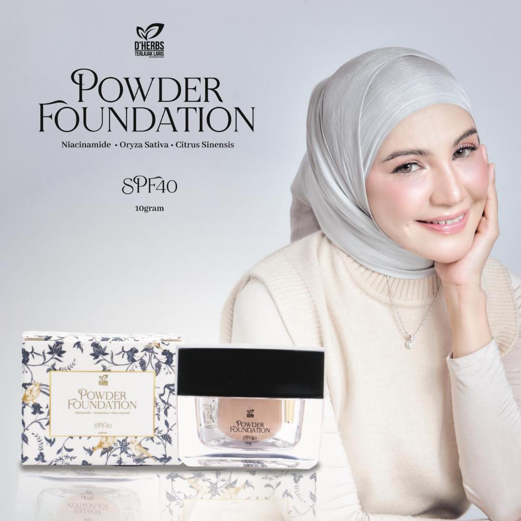 DHERBS BEST SKIN POWDER PLUS FOUNDATION NEW CASING | Shopee Malaysia