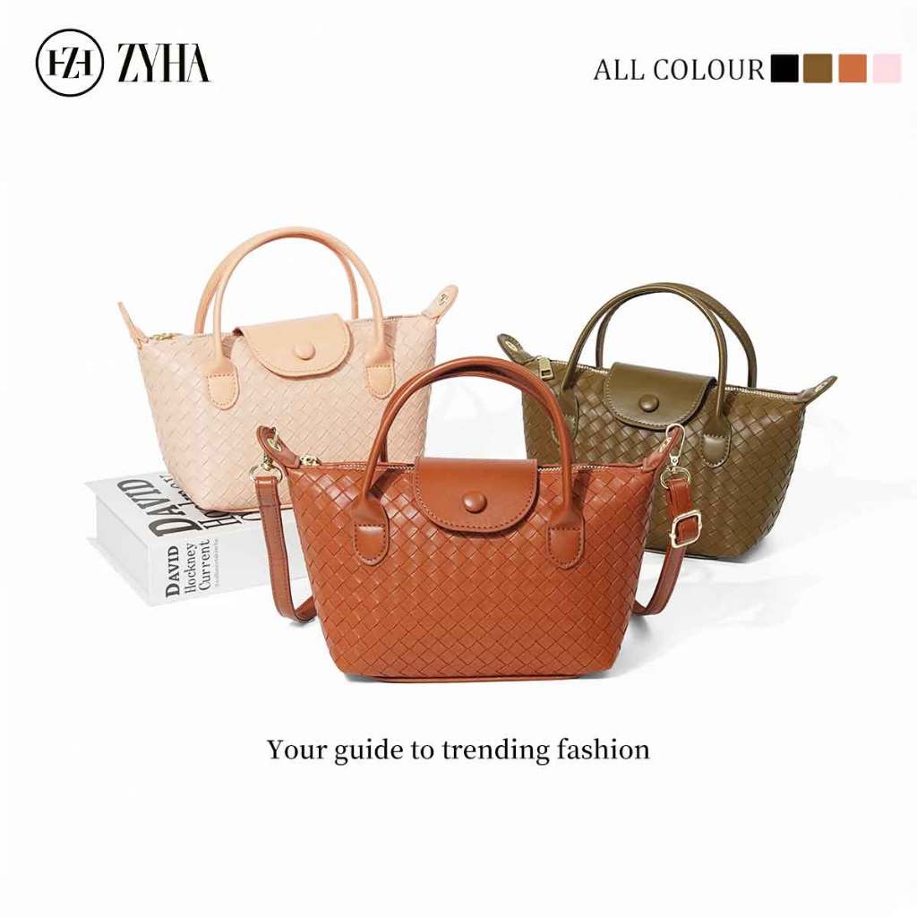 ZYHA Crossbody Bag High Quality Handbag Woven Design Women Sling Bag ...