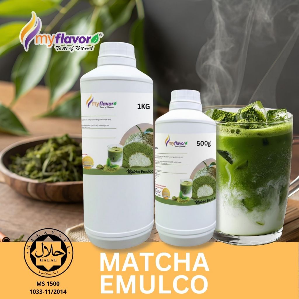 500g/1KG Matcha Emulco HALAL Food Flavour MyFlavor | Shopee Malaysia