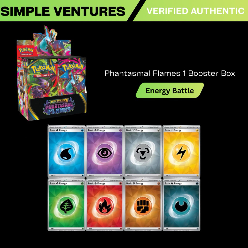 Phantasmal Flames Booster Box Energy Battle | Shopee Malaysia