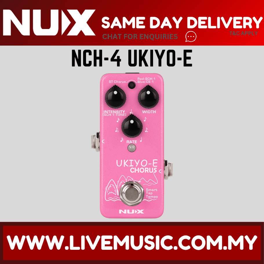 NUX NCH-4 MINI CORE SERIES UKIYO-E CHORUS PEDAL ( NCH4 / NCH 4 ...