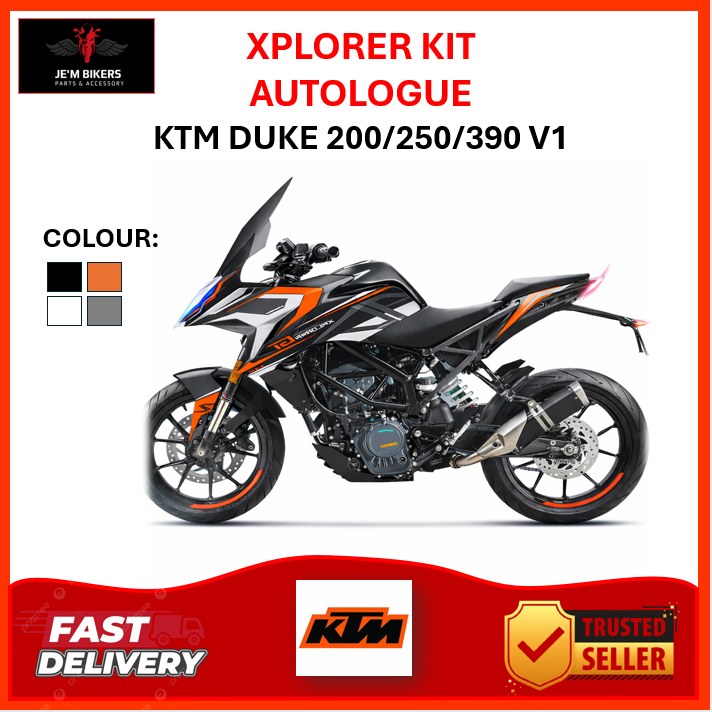 XPLORER GT KIT KTM DUKE 200/250/390 | V2/V3 MODEL | Shopee Malaysia