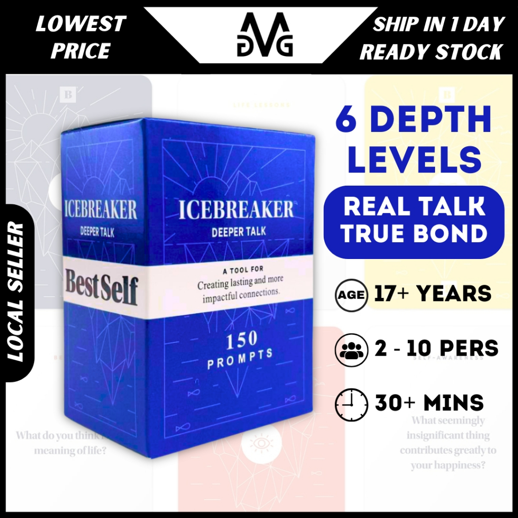 Ice Breaker Deep Talk Conversation Card Game Board Game Family Friends ...